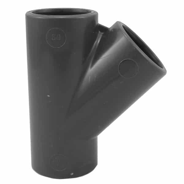 Y-koppling 45º 40 mm rör - vattenliv