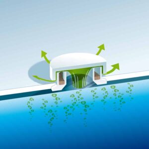 Isfri av frigolit med luftrör ∅ 40 cm - Vattenliv